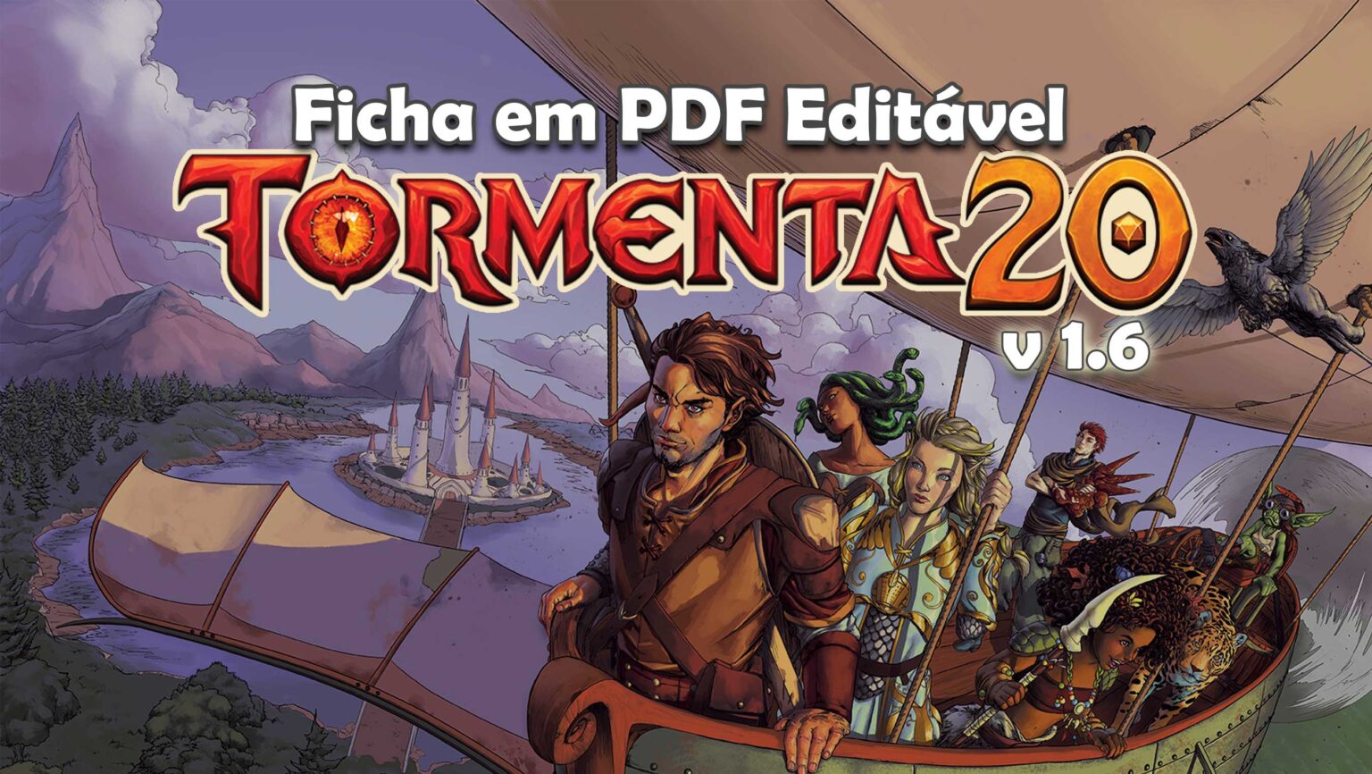 Tormenta 20 | Ficha de personagem editável em PDF semi-automático (para ...